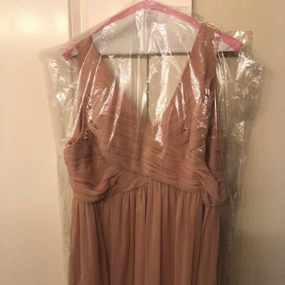 Revelry | Dresses | Revelry Zoe Chiffon Bridesmaid Dress In 9 Blushing ...